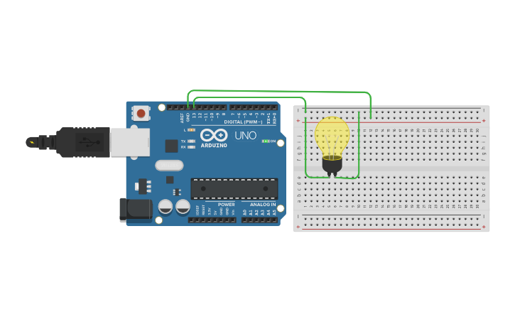 Circuit Design LÂmpada Arduino Tinkercad