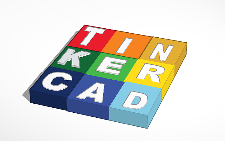 3D design Tinkercad logo | Tinkercad
