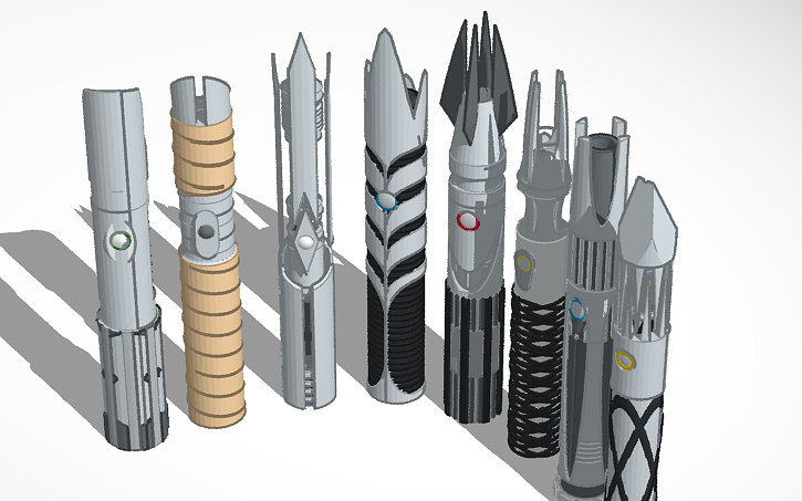3D design Lightsabers | Tinkercad