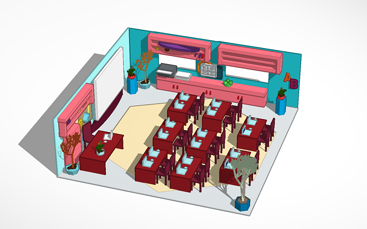 3D design Class room | Tinkercad
