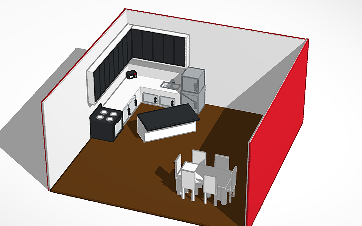 3D design Dining room/Kitchen | Tinkercad