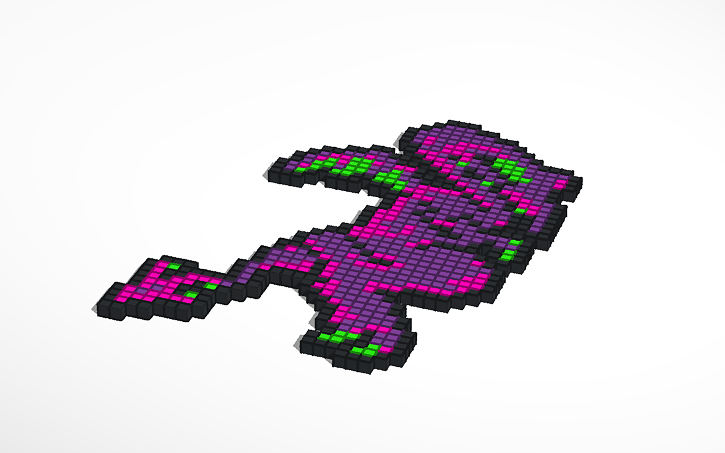 3D design 8 bit Ridley | Tinkercad