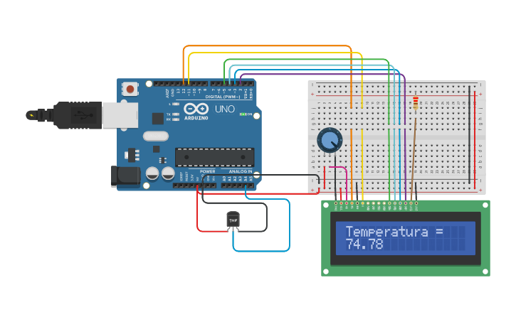 Circuit design Práctica 5. Sensor de temperatura DS18B20 con LCD ... Circuit design Práctica 5. Sensor de temperatura DS18B20 con LCD ...