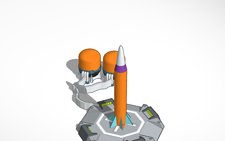 3D design rocket launcher 🚀🚀 | Tinkercad