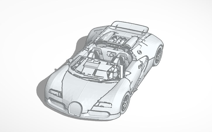 3D design Bugatti Veyron | Tinkercad