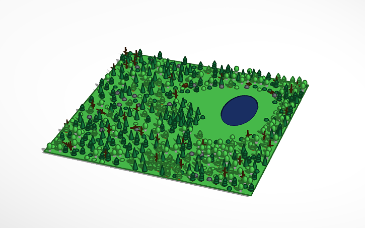 3D design Forest | Tinkercad