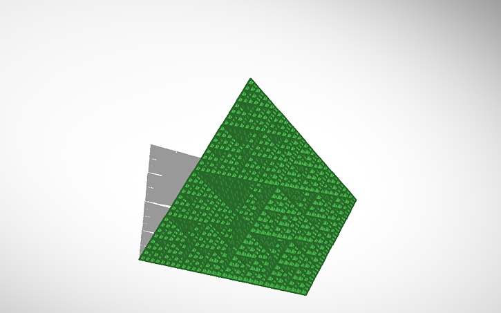 3d Design Triangle Fractal Tinkercad