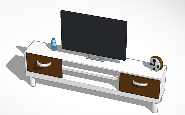 3D design TELEVİZYON SEHPASI | Tinkercad