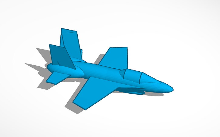 3D design fighter jet | Tinkercad
