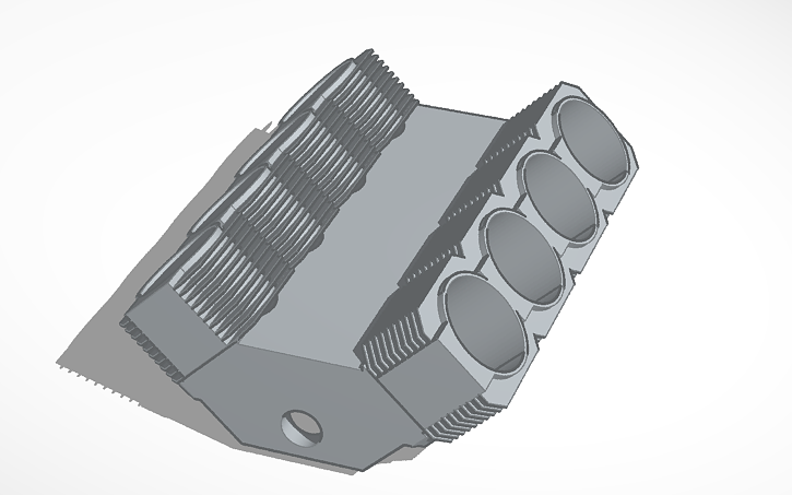 3D design moteur V8 | Tinkercad
