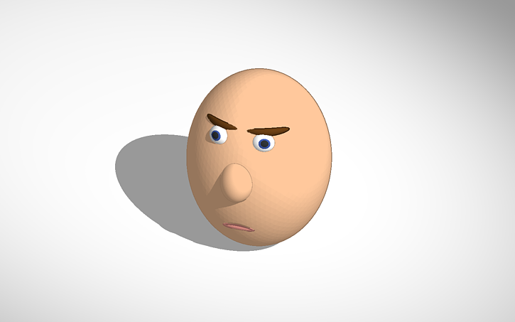 3D design Derpy Face | Tinkercad