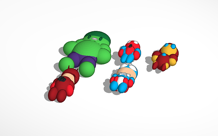 3D design Copy of marvel heroes | Tinkercad
