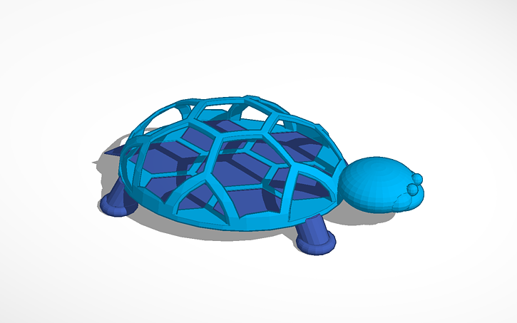 3D design turtle | Tinkercad