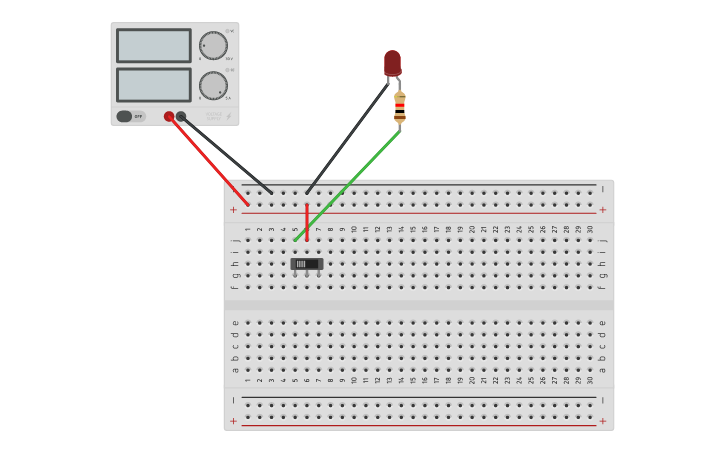 Circuit Design Regulated Power Supply With Led Tinkercad