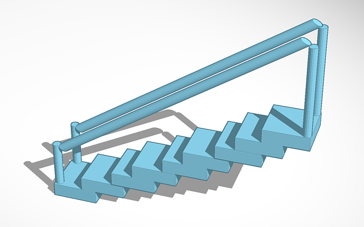 3D design Stair Case | Tinkercad