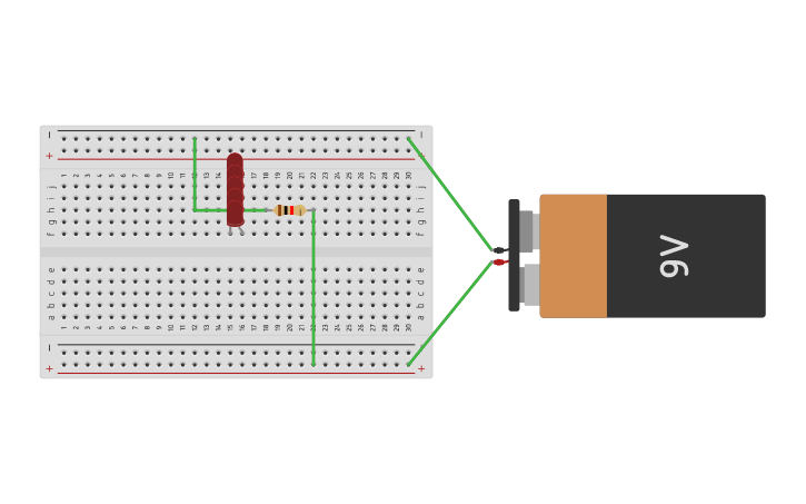 Circuit Design Parallel Circuit Using Breadboard Tinkercad