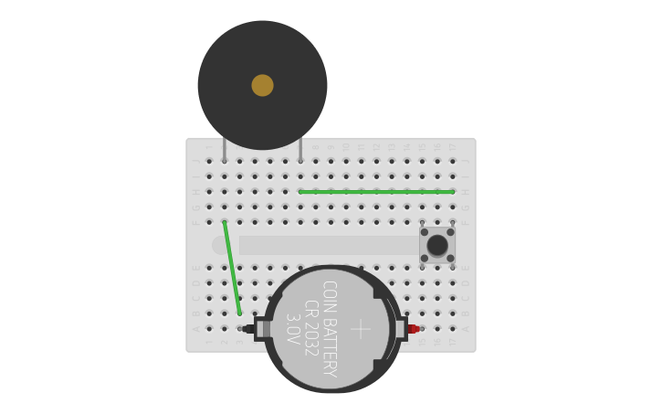 Circuit design Circuito buzzer | Tinkercad