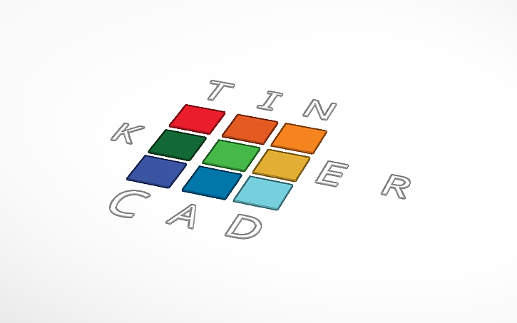 3D design Tinkercad logo | Tinkercad