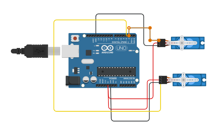 Circuit Design Arduino Dc Motor Servo Motor Tinkercad Images