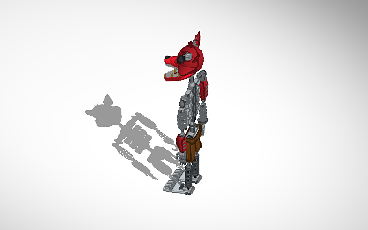 3D design ignited foxy from the joy of creation | Tinkercad