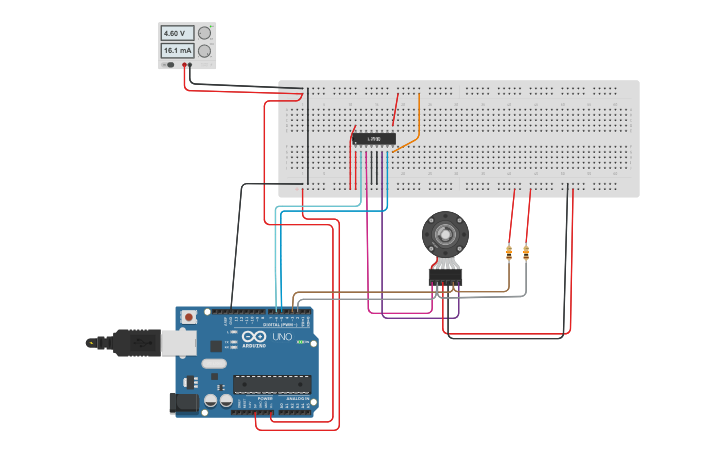 Circuit design DC Motor PD control w/ Encoder driven by Motor Driver IC ...