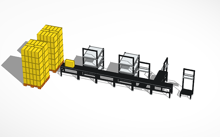 3D design Esteiras DHL | Tinkercad
