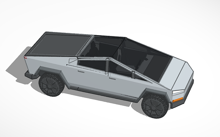 3D design Tesla Cybertruck | Tinkercad