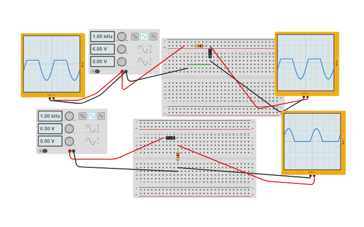 Circuit Design Clipper Circuit Tinkercad