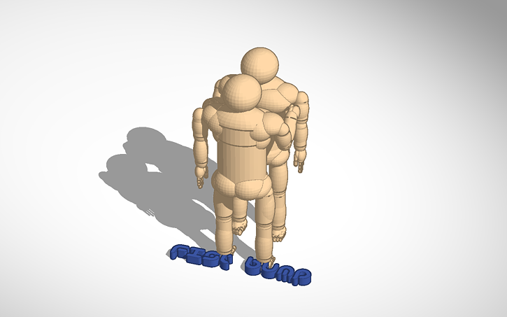 3D design Human body - Fist bump | Tinkercad