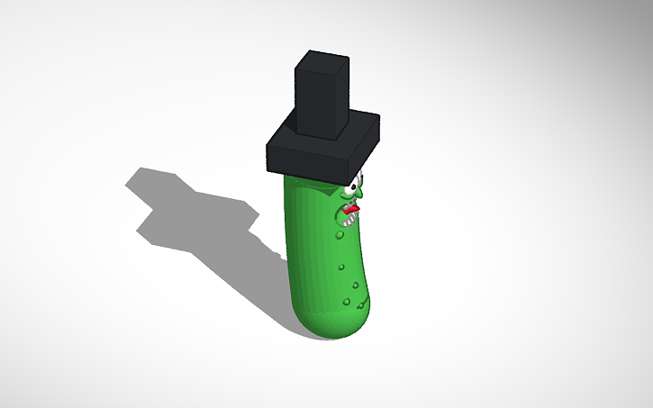 3D design Pickle Rick | Tinkercad