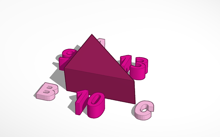 3d Design Right Triangle Trig Or Similarity Tinkercad