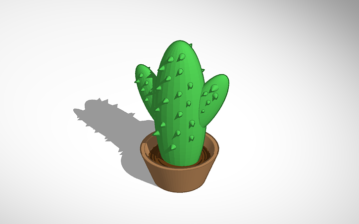 3d Design Cactus Tinkercad