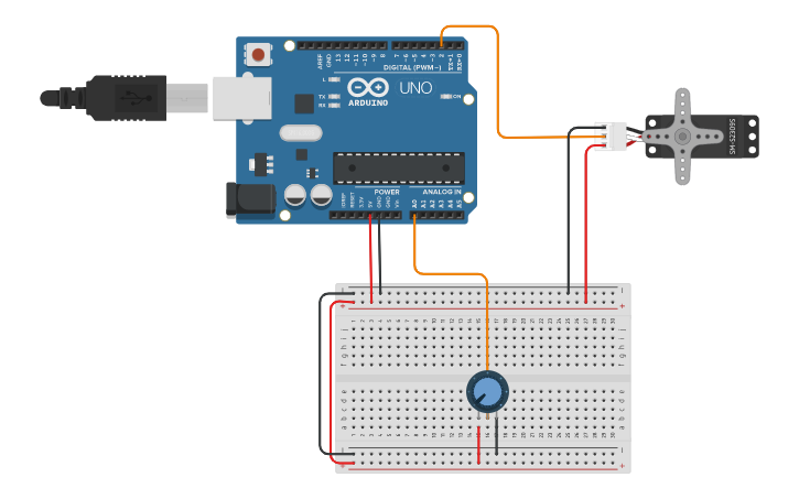 Circuit design SERVOMOTOR CON ARDUINO | Tinkercad Circuit design SERVOMOTOR CON ARDUINO | Tinkercad