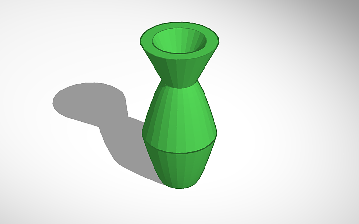 3D design flower vase | Tinkercad