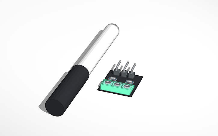 3D design Temperature Sensor | Tinkercad