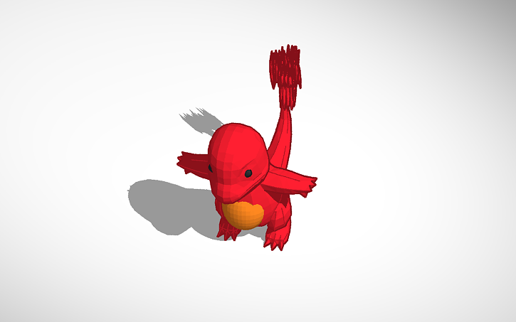 3D design Charmander | Tinkercad