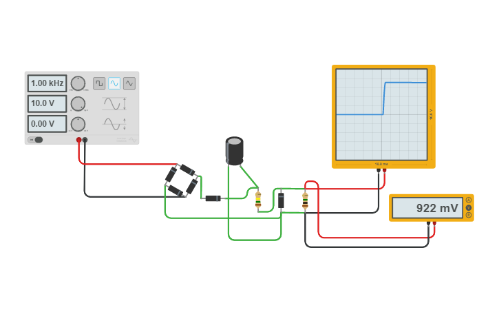 Circuit design DC power Supply | Tinkercad