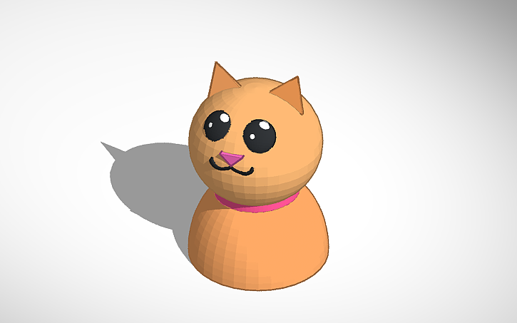 3D design Cute Kitty | Tinkercad