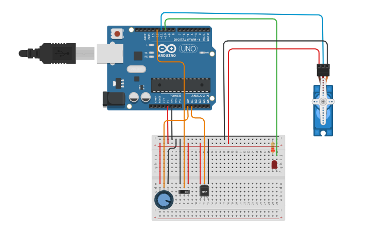 Circuit design Actuators-11165598 | Tinkercad