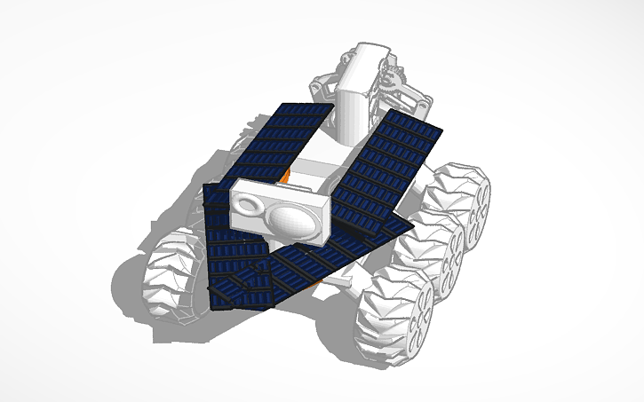 3D design moon rover | Tinkercad