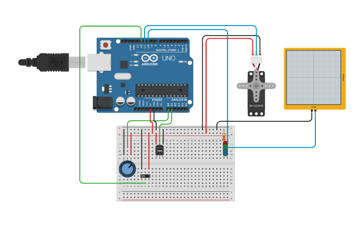 Circuit Design Servo Motor Using Arduino Uno Tinkercad Images