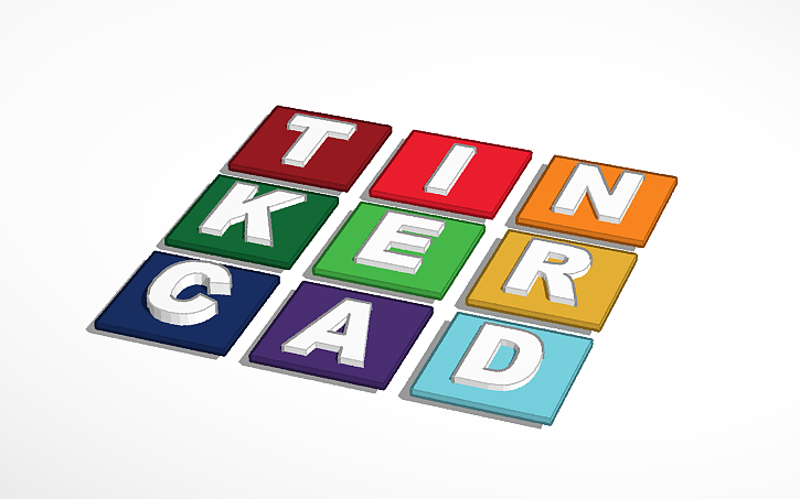 3D design Tinker cad LOGO | Tinkercad