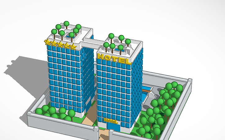 3D design HOTEL | Tinkercad