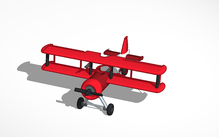 3D design Bi-Plane | Tinkercad