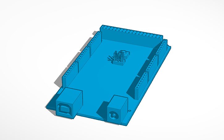 3d Design Arduino Mega Tinkercad