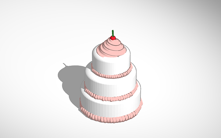 3D design Cake | Tinkercad