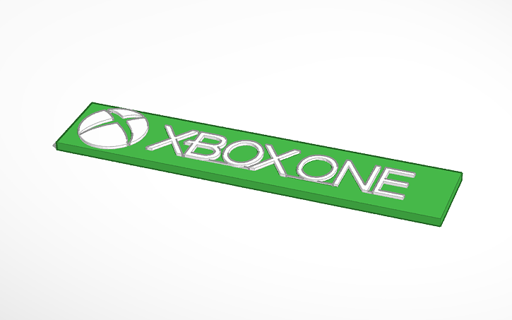 3D design Xbox Logo | Tinkercad