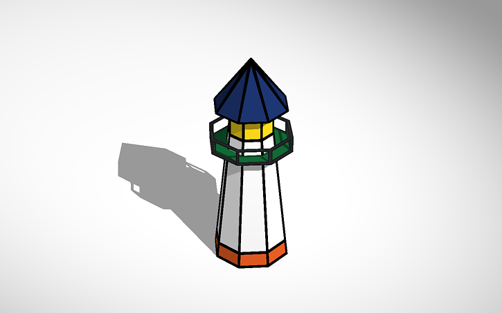 3d Design Lighthouse Tinkercad