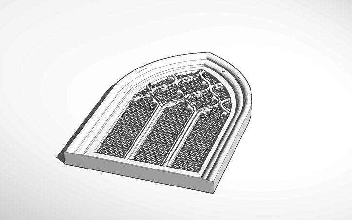 3D design Gothic church window large | Tinkercad