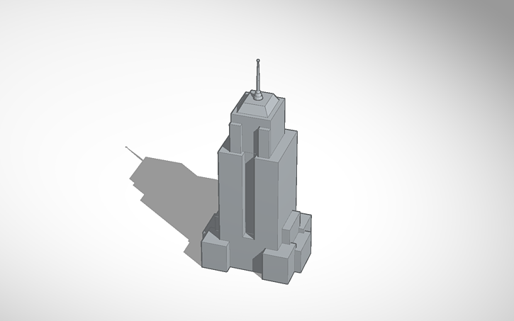 3D design empire state building | Tinkercad
